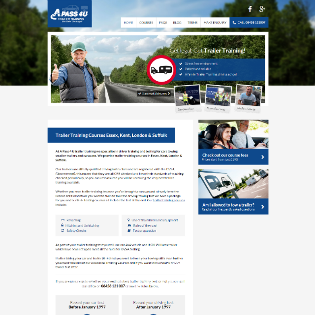 A Trailer Pass 4 U's Brand New Website Design - Silkstream